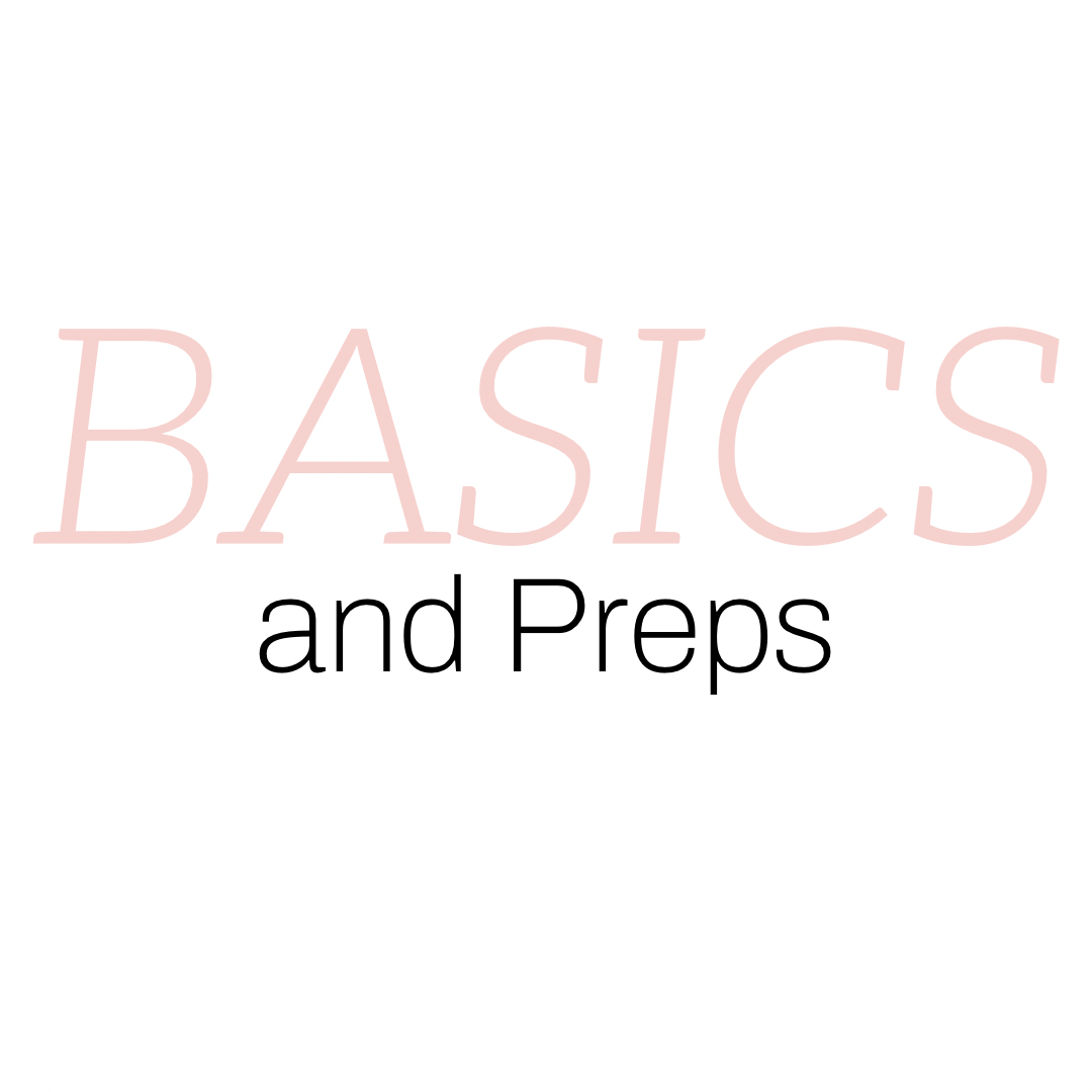 Basics and Preps – Mani-Kiur Society